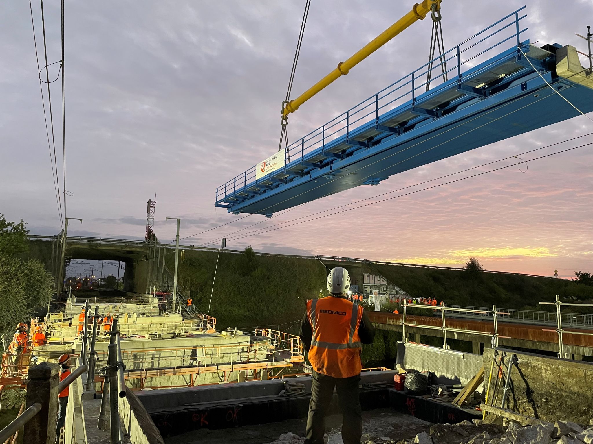 Participation de nos équipes au chantier de DEMATHIEU BARD GC sur l ...